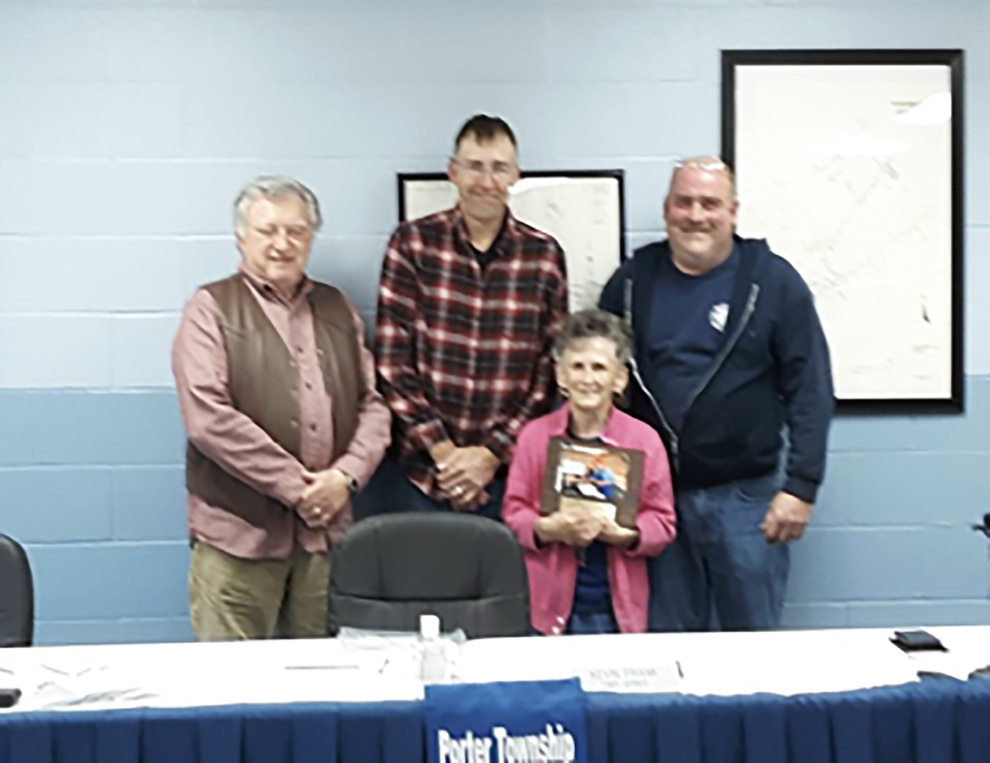 Nevin Courter honored by Porter Township | News, Sports, Jobs - The Express